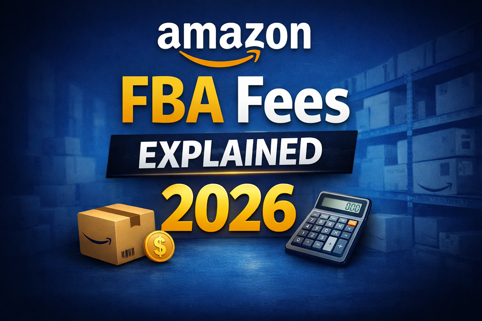 Amazon FBA Fees Explained (2026 Breakdown + Calculator)