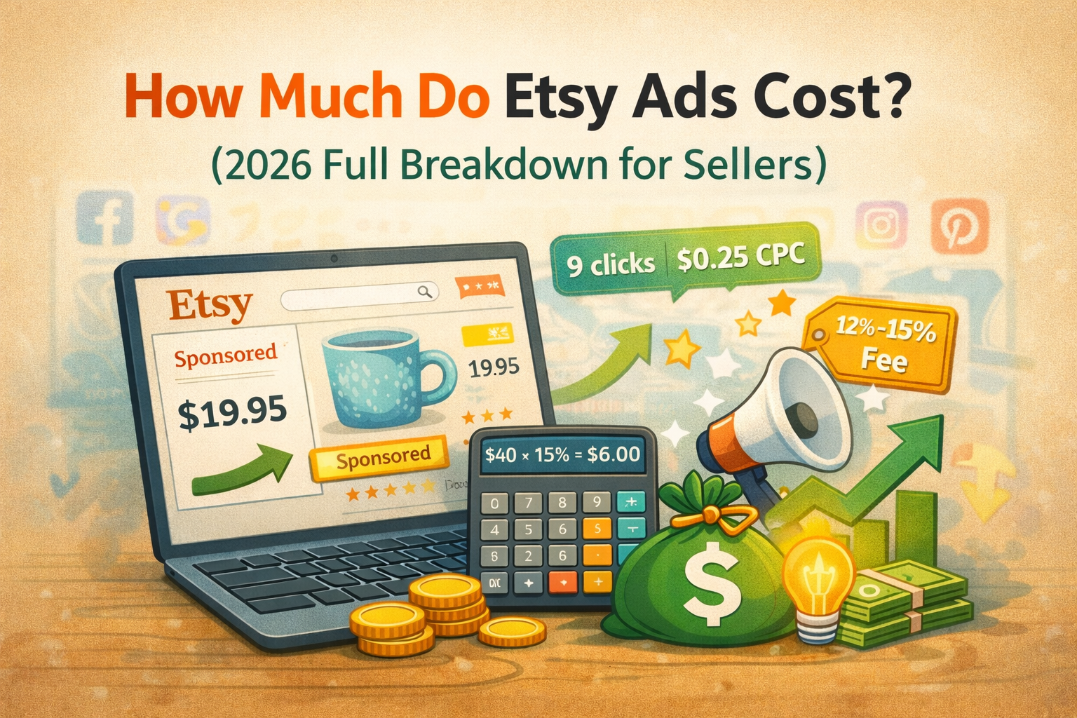 Etsy Ads Cost Easy Explained (Onsite + Offsite Fees 2026)